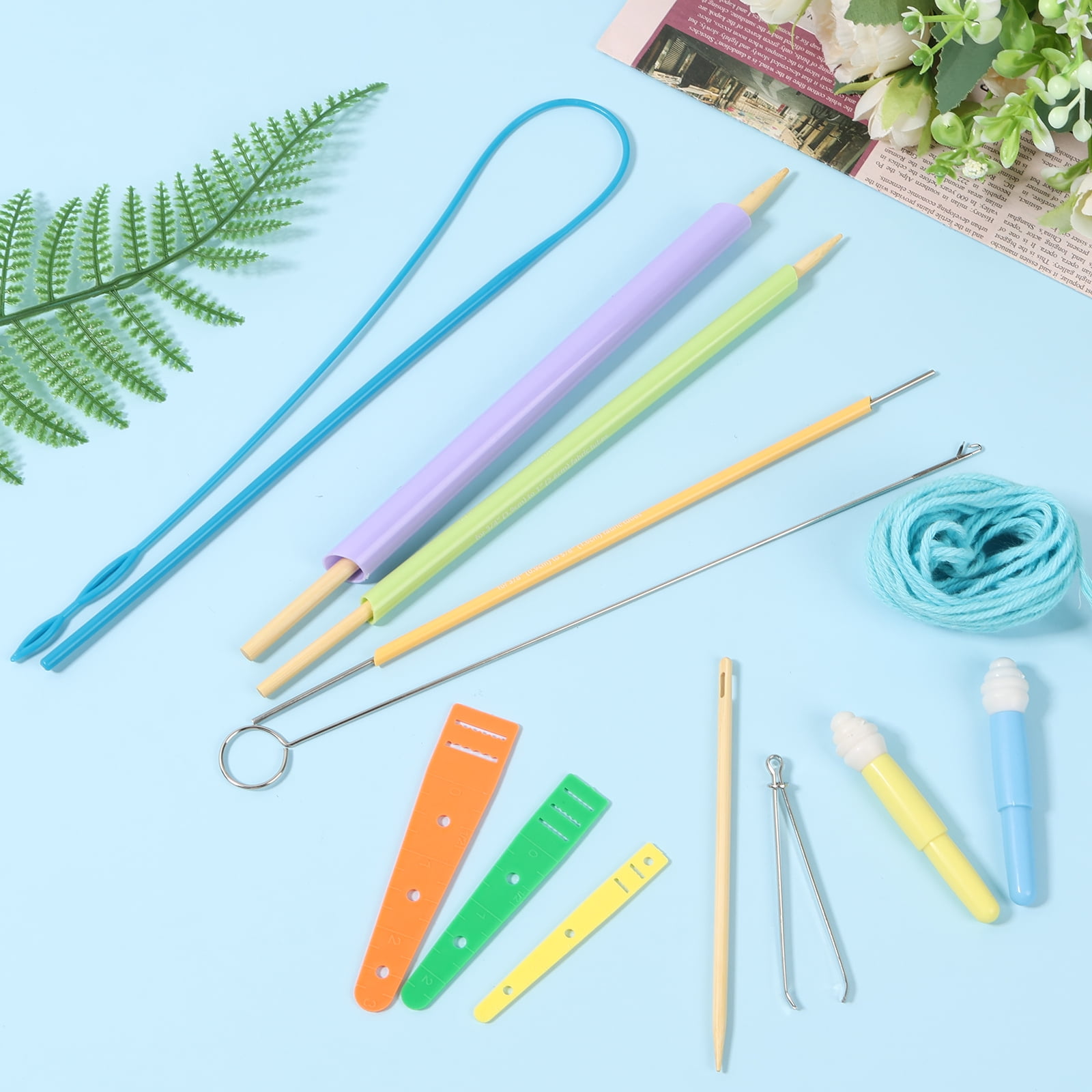 12Pcs Quick Turn Fabric Set Multipurpose Fabric Tube Turner Tool Set ...