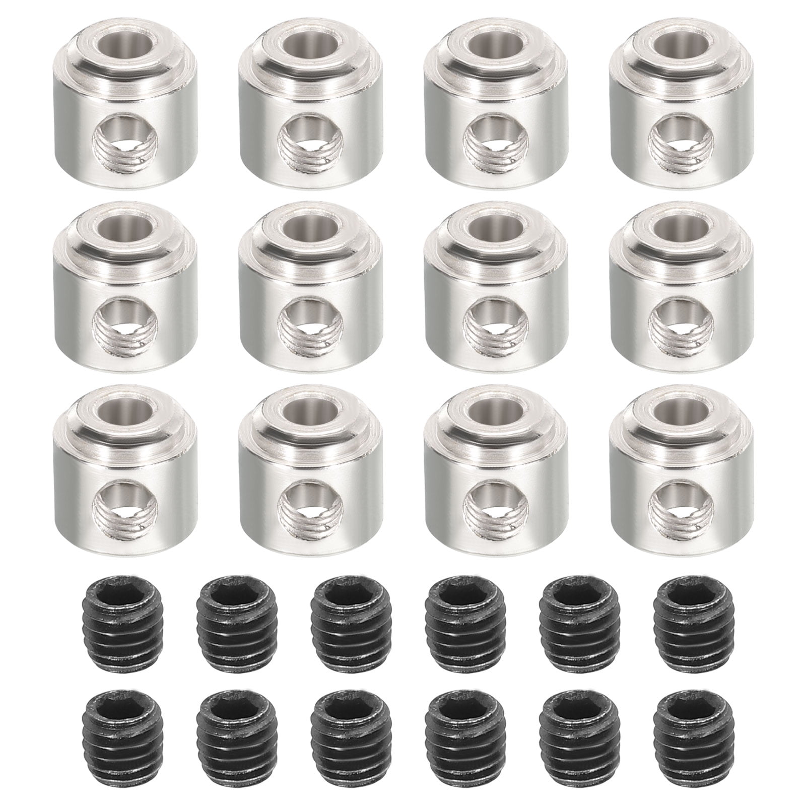 12Pcs RC Airplane Landing Gear Stopper 2.1mm(0.08 inch) Plane Wheel ...