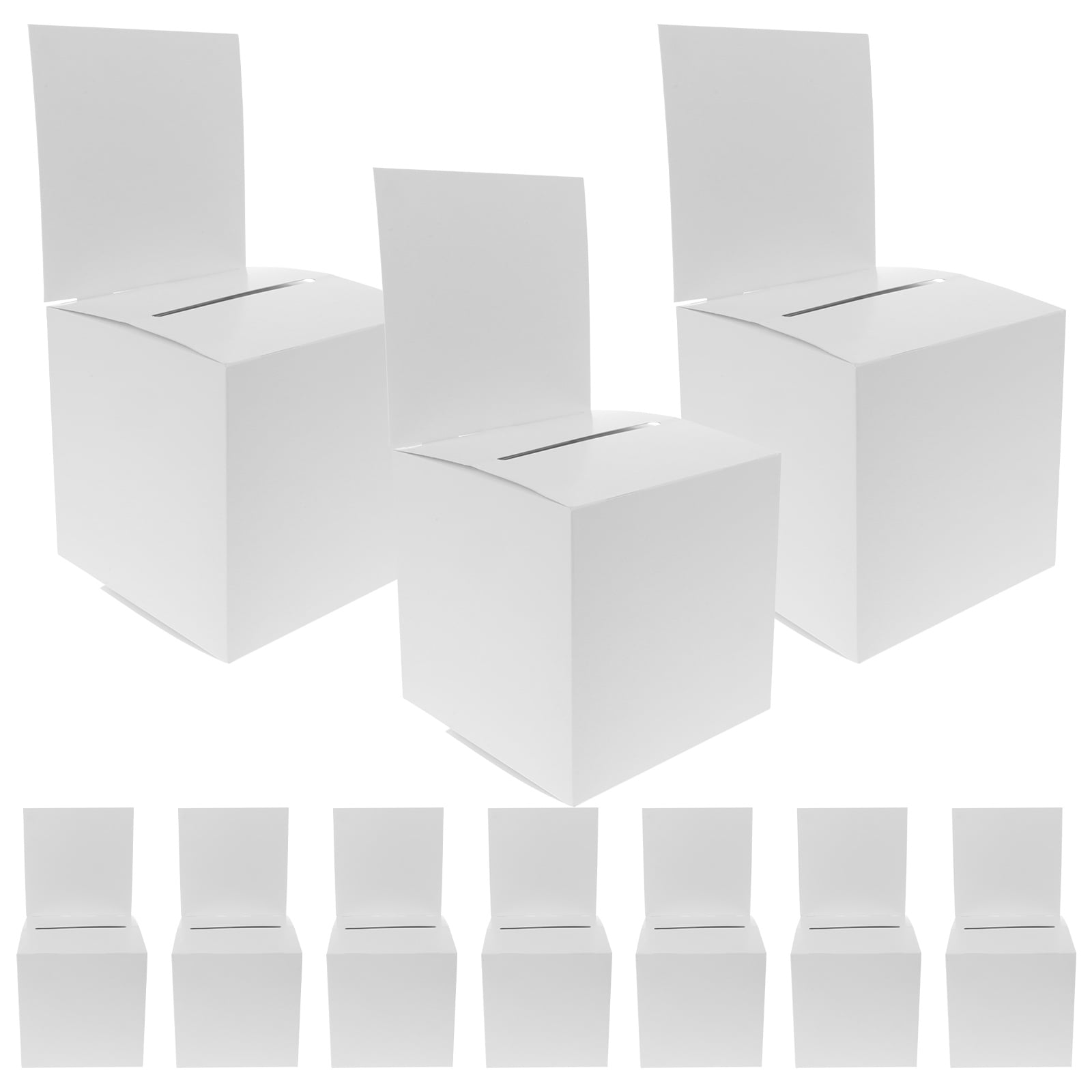 12Pcs Raffle Ticket Box Donation Ballot Box Graduation Party Lottery ...
