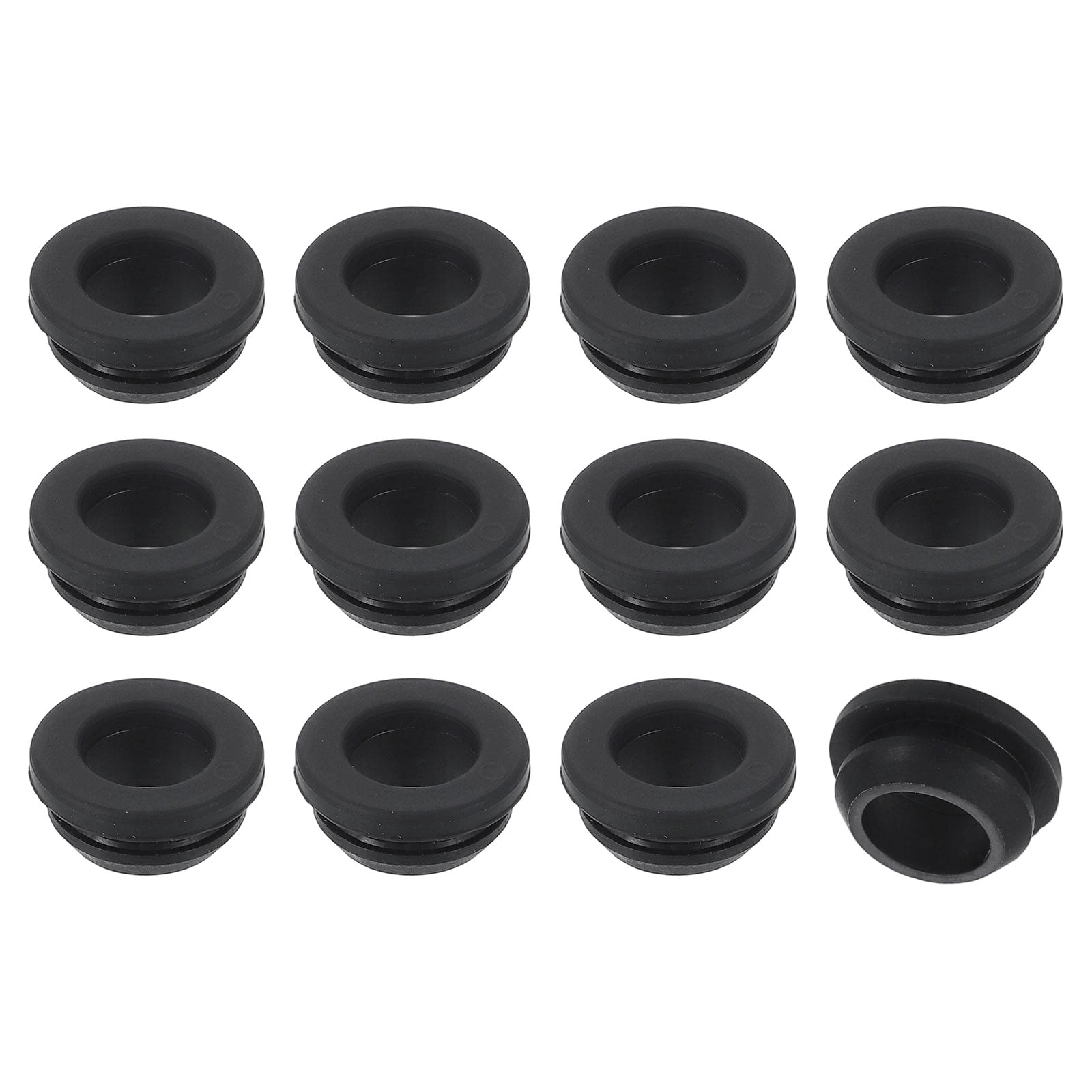 12Pcs Rubber Grommets, Mount Dia 11mm ID 8mm Snap Firewall Hole Plug ...