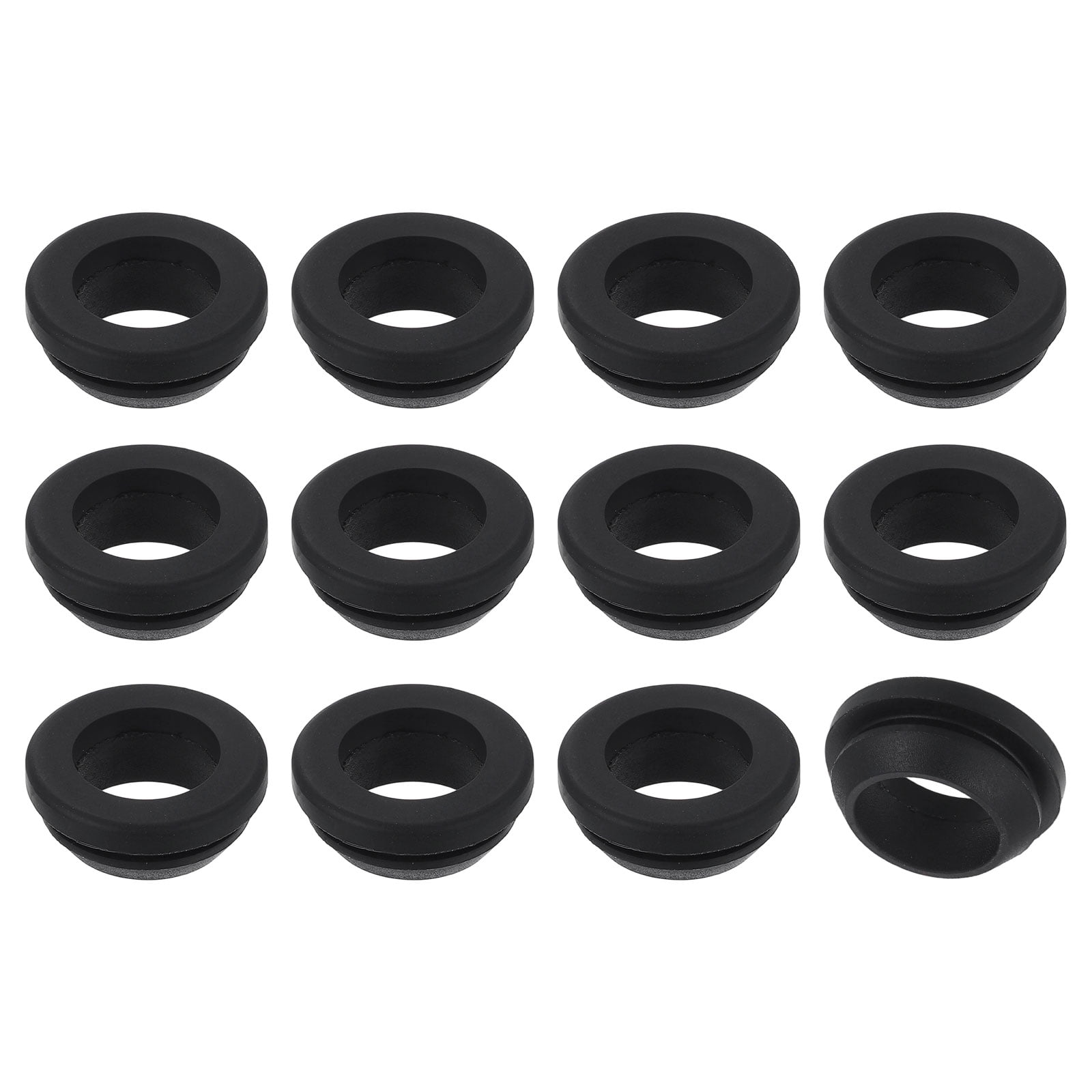 12Pcs Rubber Grommets, Mount Dia 19mm ID 15mm Snap Firewall Hole Plug ...
