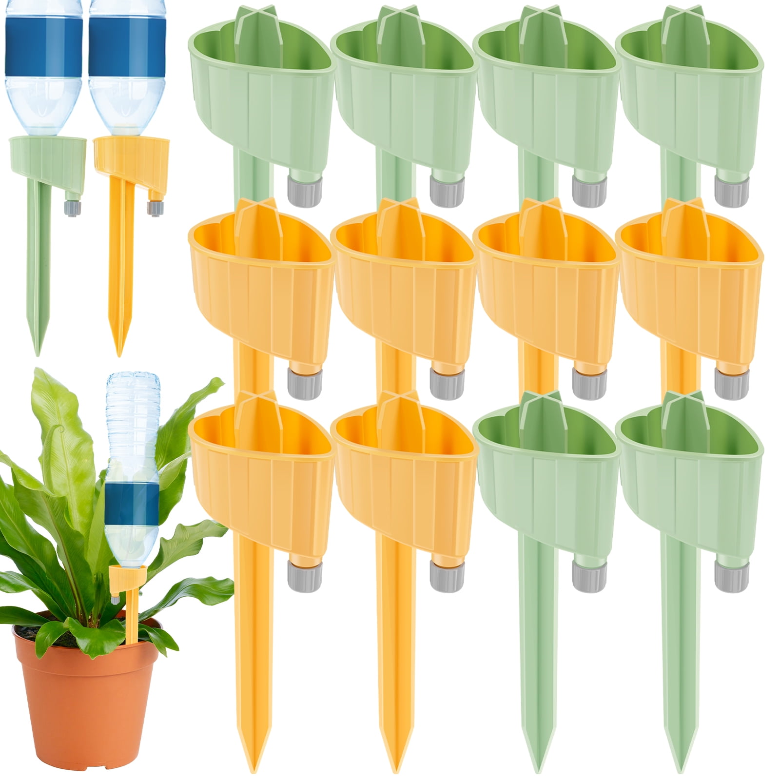 12Pcs Self Watering Spike with Adjustable Drip Valve Simple Self ...