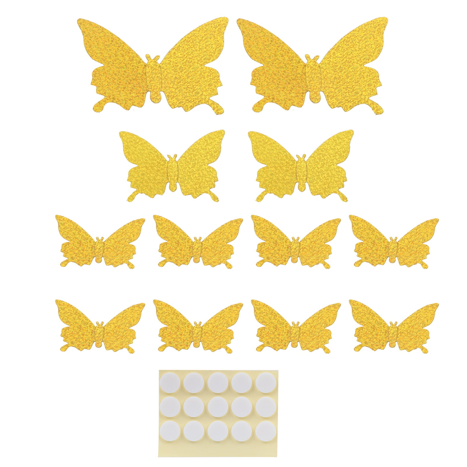 12Pcs/Set 3‑Dimensional Sticker Simulation Flash Wallpaper Living Room ...