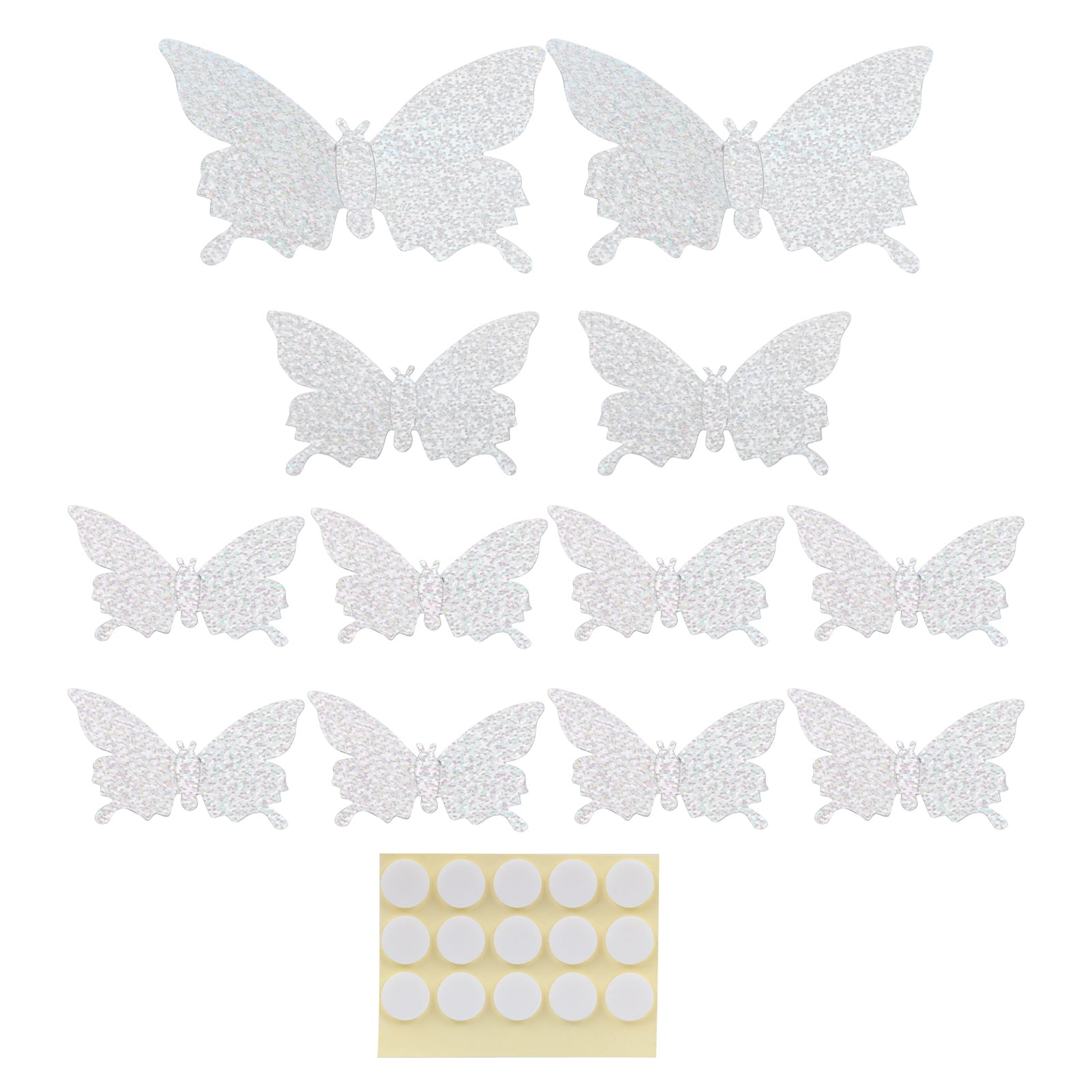 12Pcs/Set 3‑Dimensional Sticker Simulation Flash Wallpaper Living Room ...