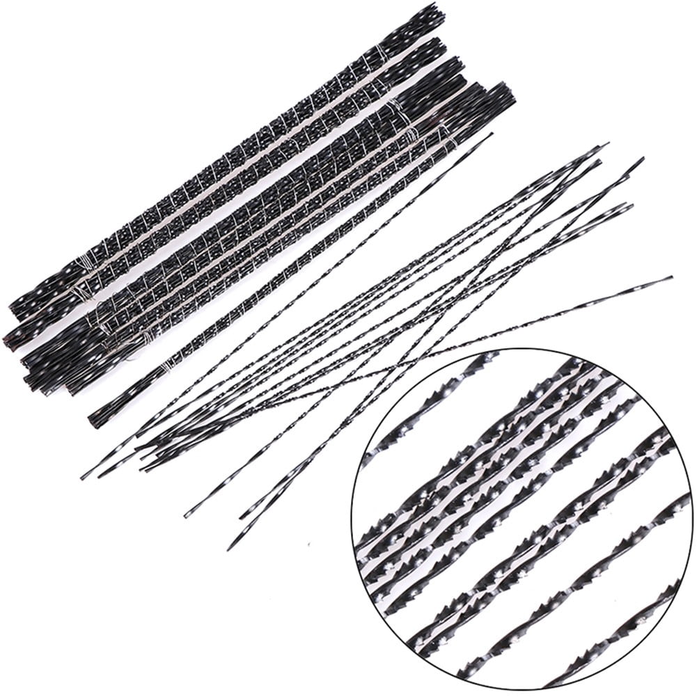 12Pcs Set Diamond Wire Saw Blade Cutter Jewelry Metal Wood Cutting ...