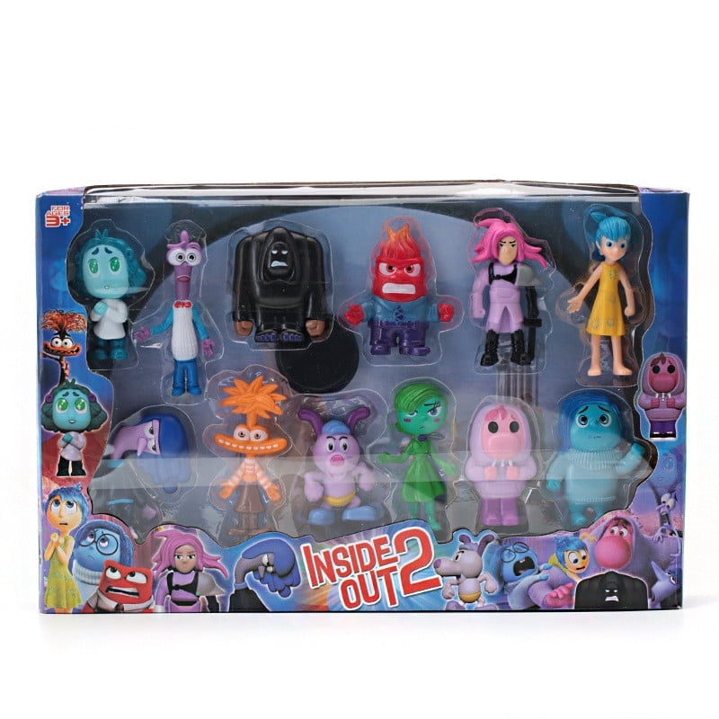 12Pcs/Set Inside Out 2 box Action Figure Toy Cartoon Movie Joy Anxiety ...