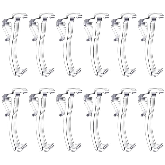 Zelenfel, Valance Blind Clips, 2.5 Inch, Clear Plastic Set of 12 ...