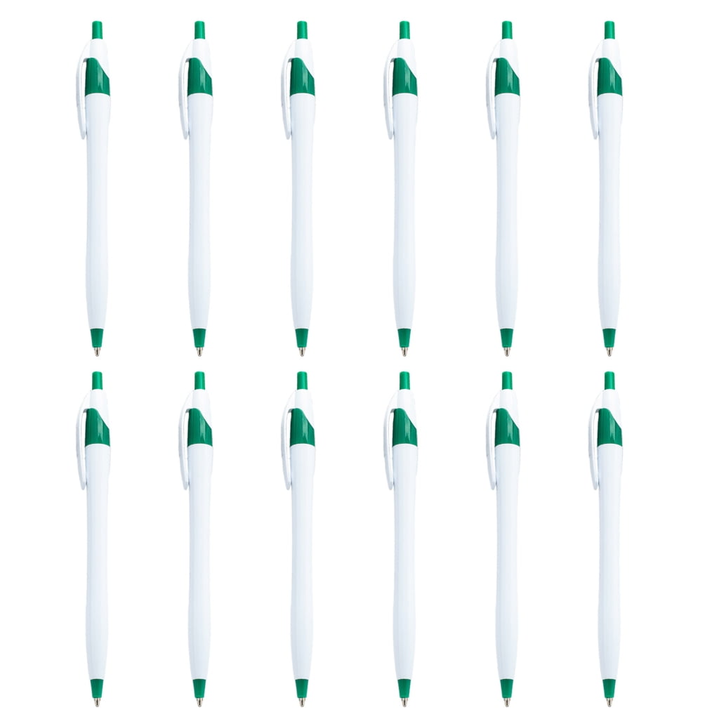 12Pcs Signing Pen Retractable Ballpoint Pen with Pen Clip, Ballpoint ...