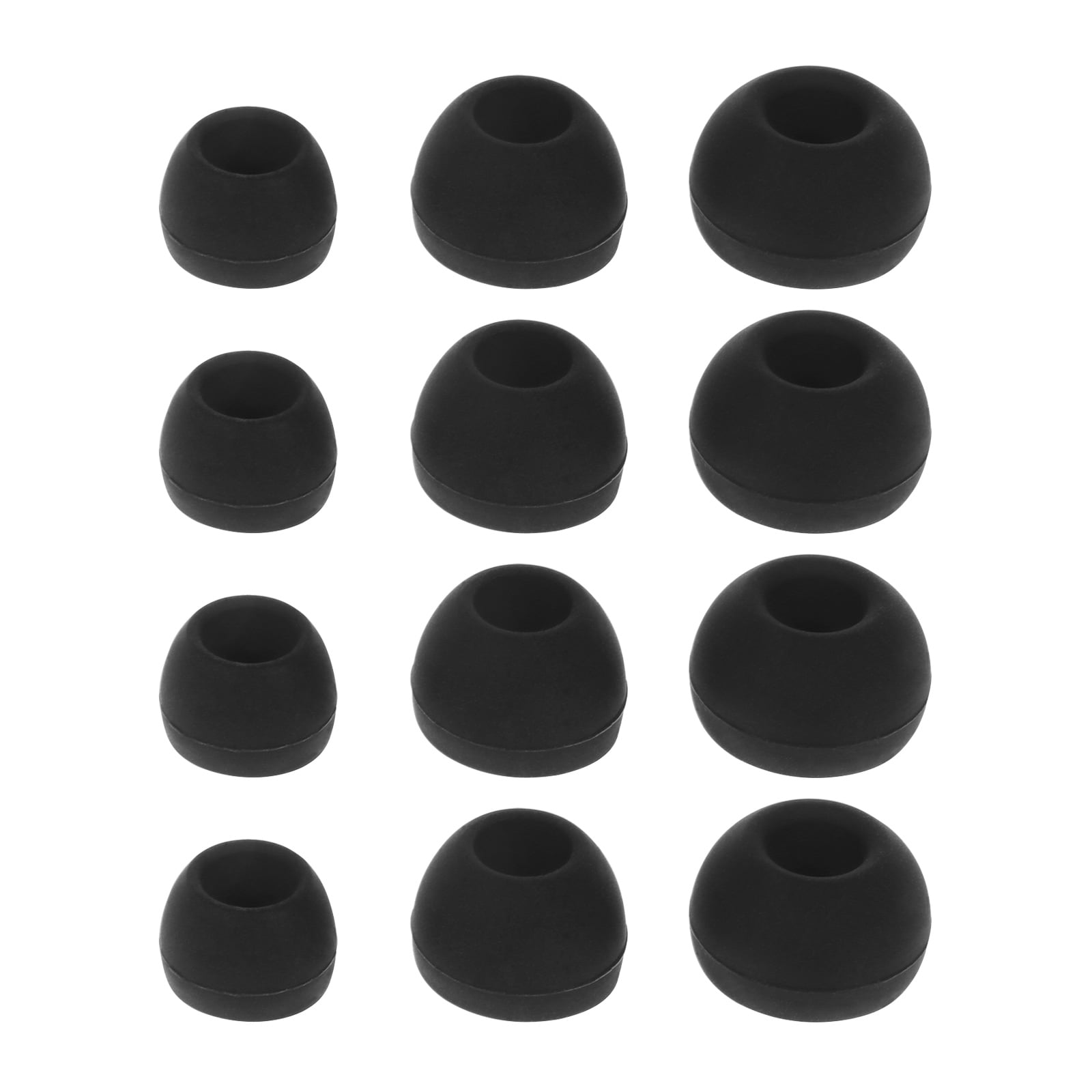 12Pcs Silicone Buds Ear Tip Small/M/L Size Earbud Soft Rubber Flexible ...