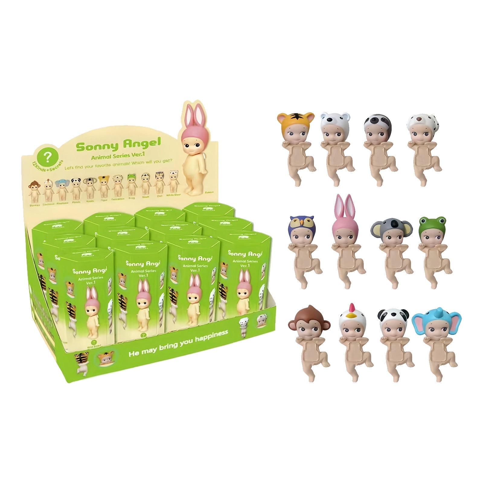 12Pcs Sonny Angel Animal 1 Series - Original Mini Figure - Regular ...