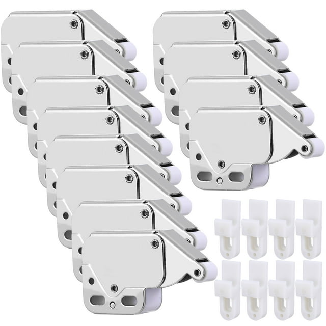 12Pcs Spring Latch Cabinet Door Latch Lock Mini Door Latch Lock Drawer ...