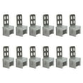 12Pcs Stainless Steel Sofa Spring Fixing Clips Fastener Replacement Car ...