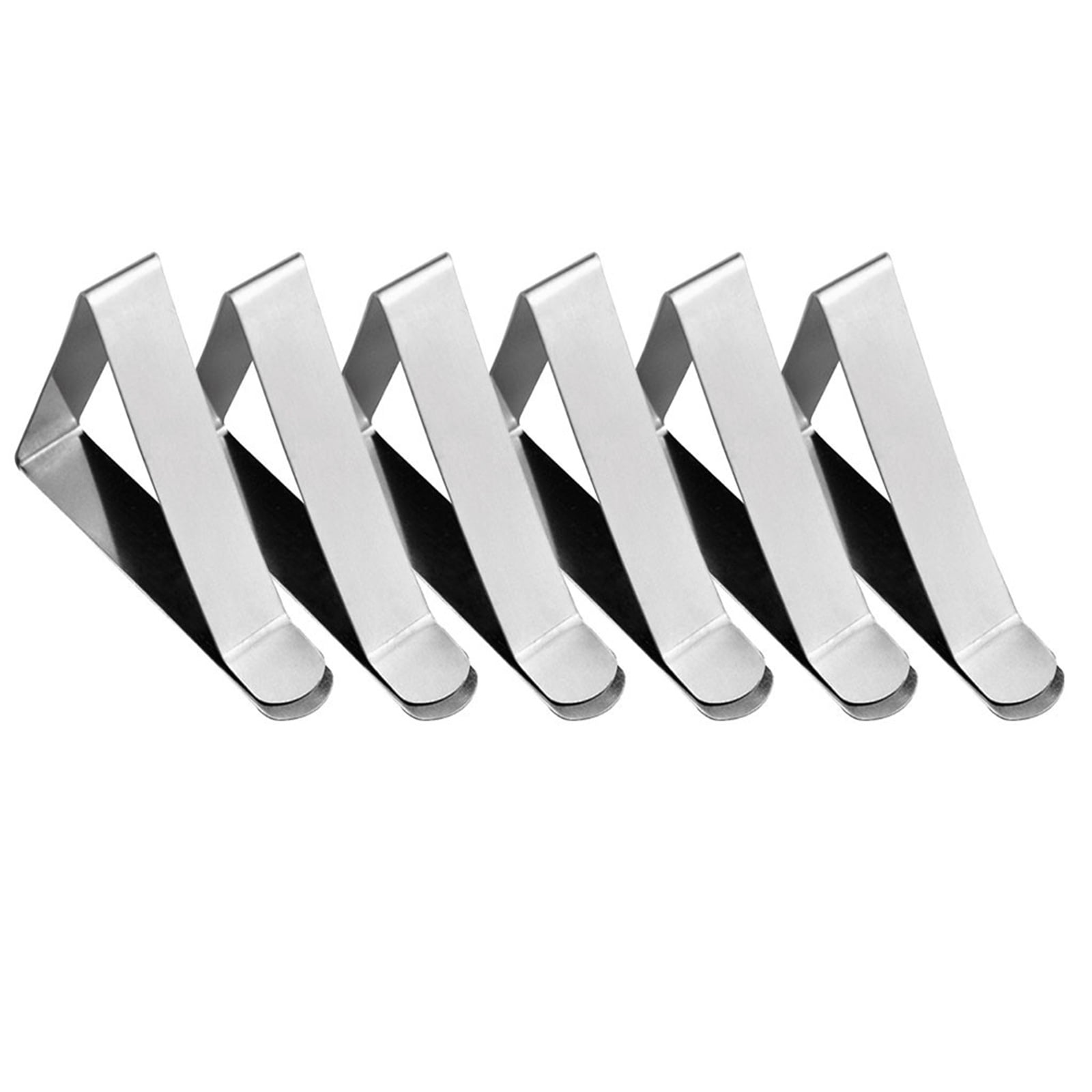 12Pcs Stainless Steel Tablecloth Clips, Windproof Triangle Table Cover ...