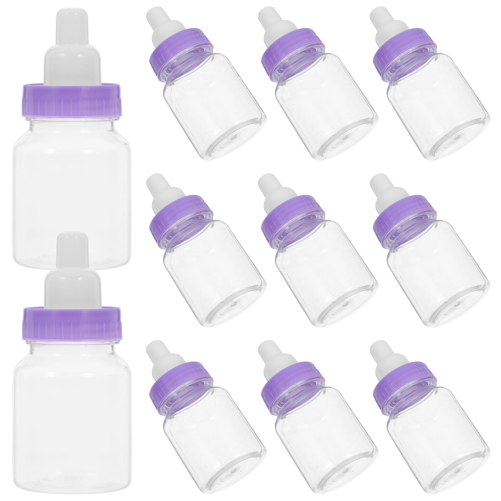 12Pcs Stylish Baby Shower Candy Bottles Baby Shower Candy Favors Box ...