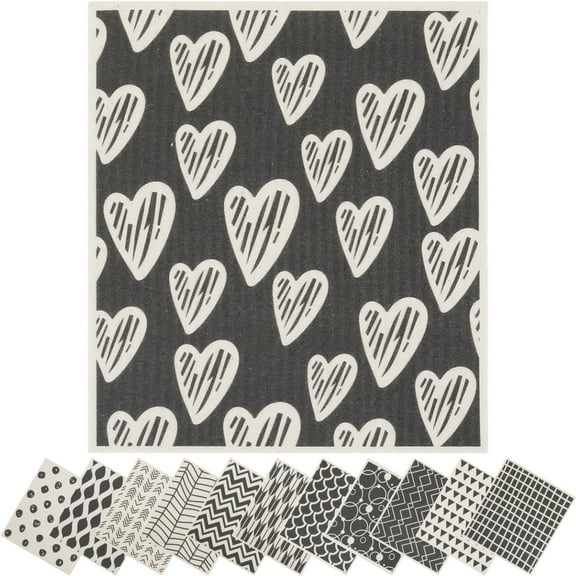 BAOPAI Thickened Wave Dish Cloths for Efficient Cleaning and High ...