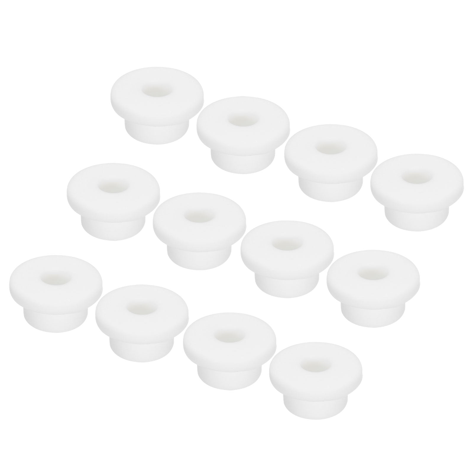 12Pcs T Type Rubber Grommet Mount Dia 18mm ID 7mm Seal Protection ...