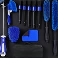 12Pcs Tire and Rim Brush Set with Wash Mitt, Car Wheel Cleaning Kit ...