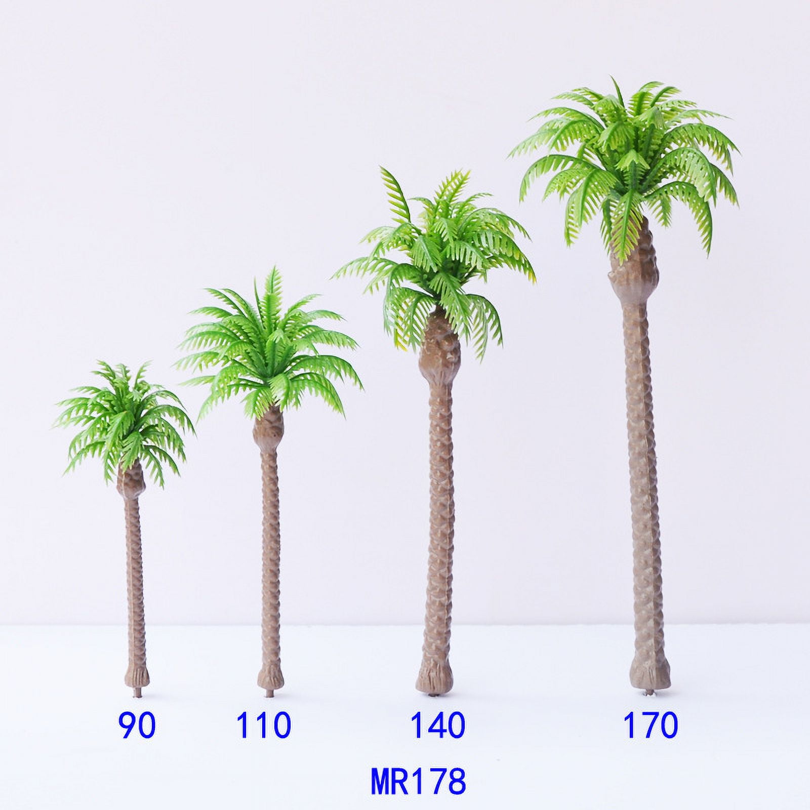 Plastic Miniature Trees for Decor Green Artificial Trees Perfect for ...