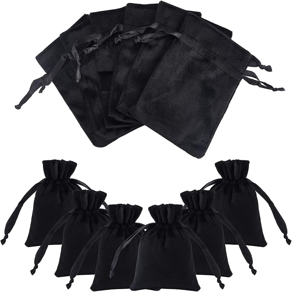 12Pcs Velvet Bags Drawstring Jewelry Pouches Candy Pouches for Wedding ...