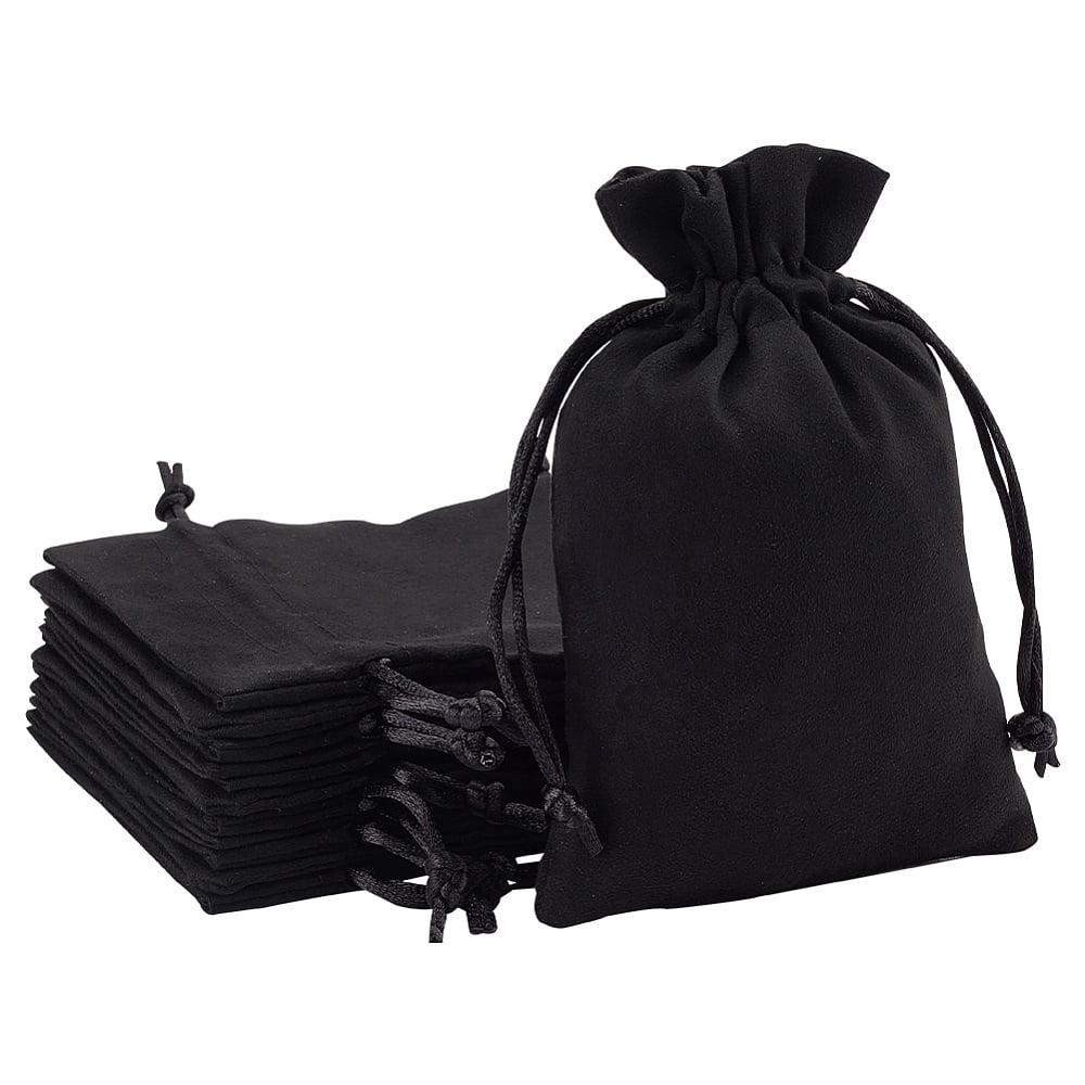 12Pcs Velvet Cloth Drawstring Bags Jewelry Bags Christmas Party Wedding ...
