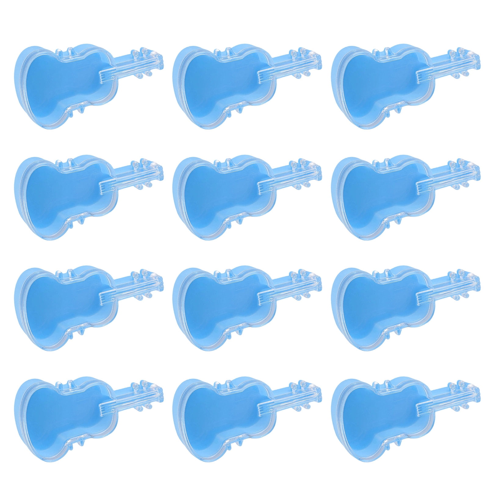12Pcs Violin Shaped Candy Box Clear Plastic Container Party Treat Box ...