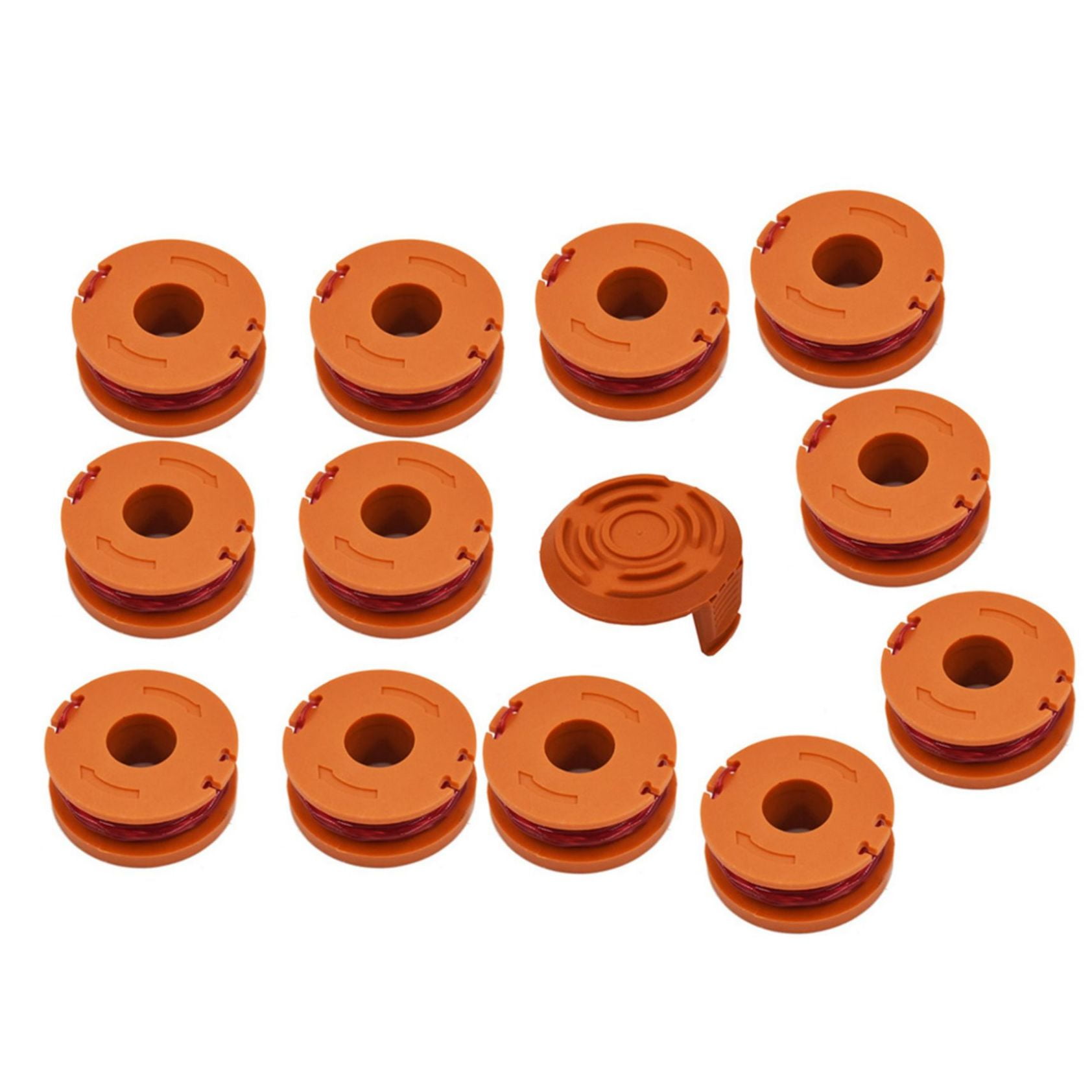 12Pcs WA0004 String Trimmer Spools Line Replacement for Worx WA0010 ...