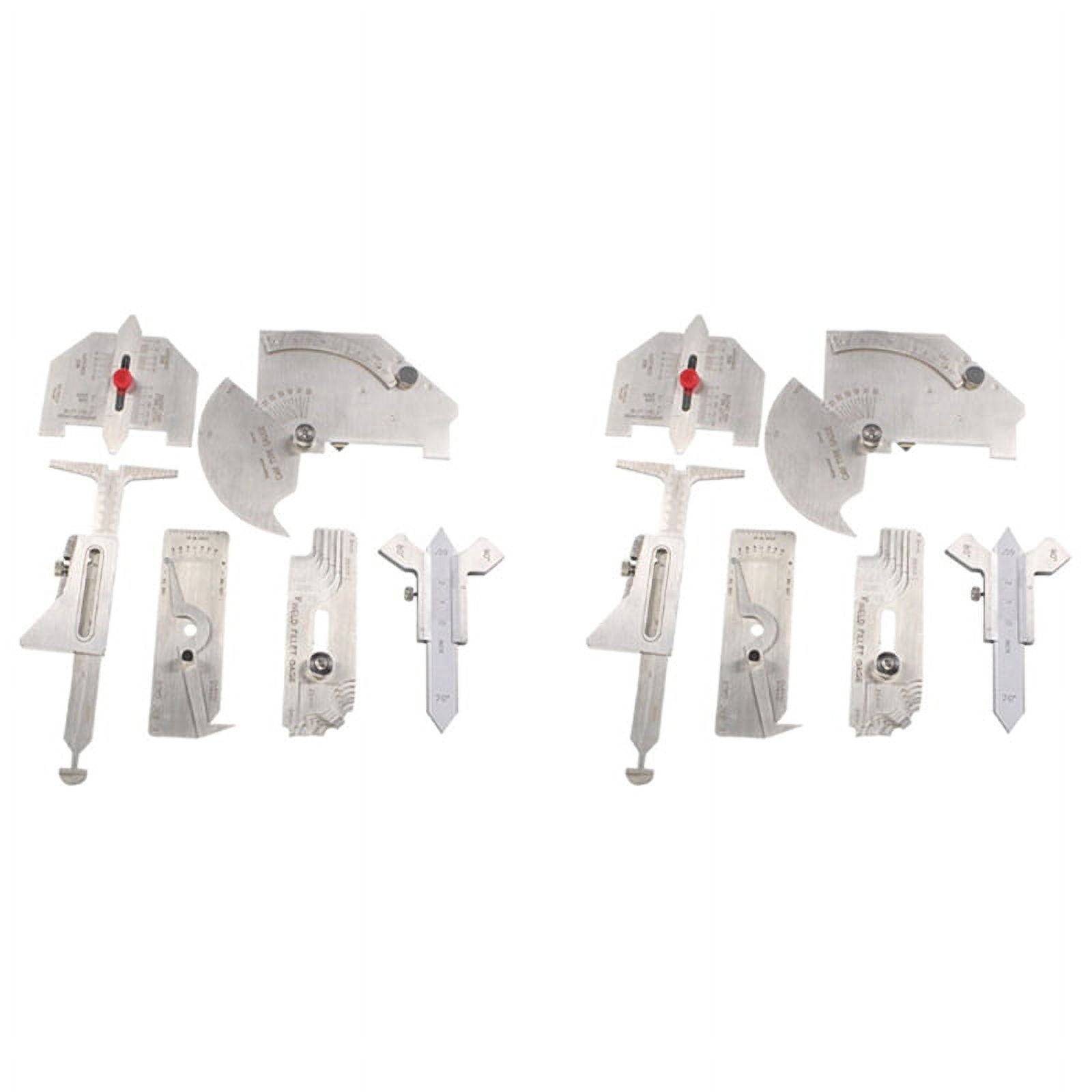 12Pcs Welding Gauge Weld Inspection Gauge Weld Seam / Round Corner ...