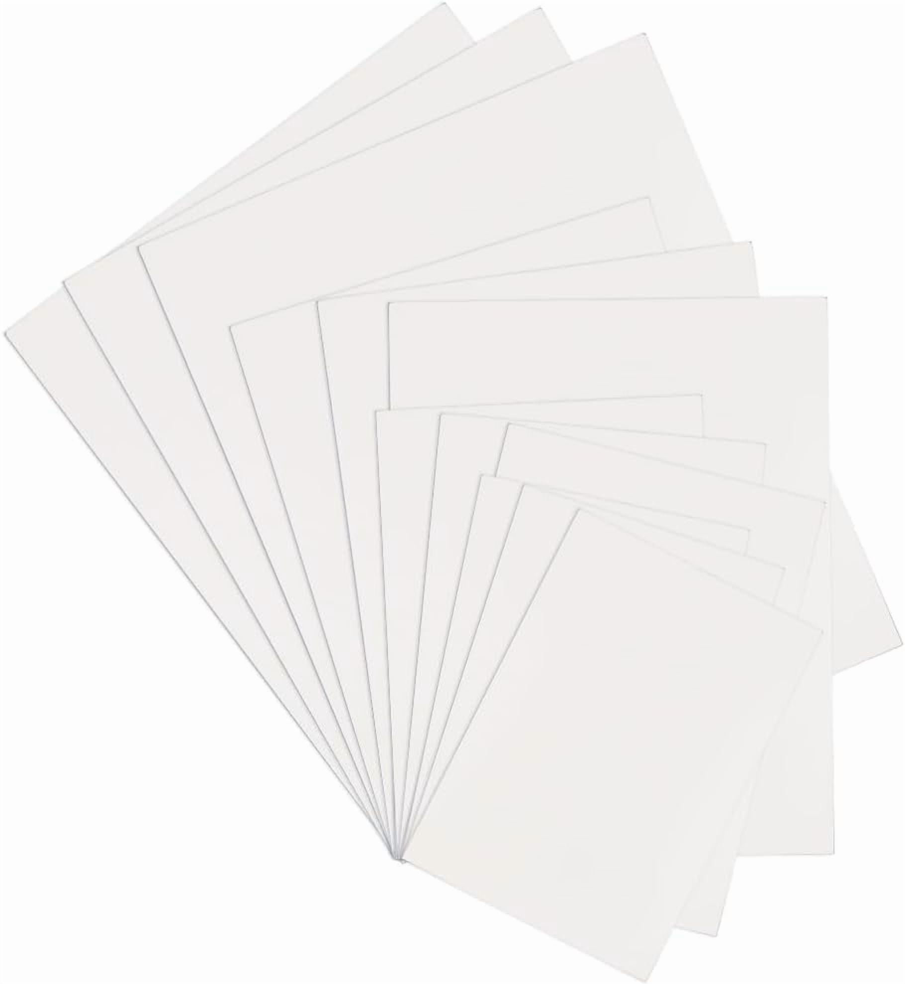 12Pcs White Picture Mat Kit Picture Frame Backing Board 5 x 7in/6 x 8in ...