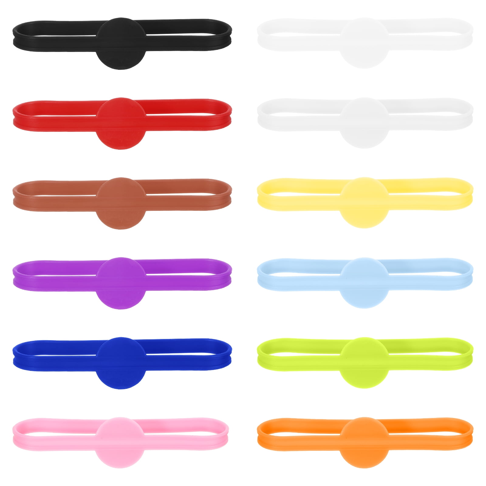 12Pcs Wine Glass Markers, Silicone Drink Marker Wine Glass Tags for ...