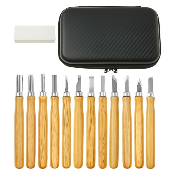8 Piece Wood Chisel Woodworking Lathe Hand Tool Set - Includes Gouges ...