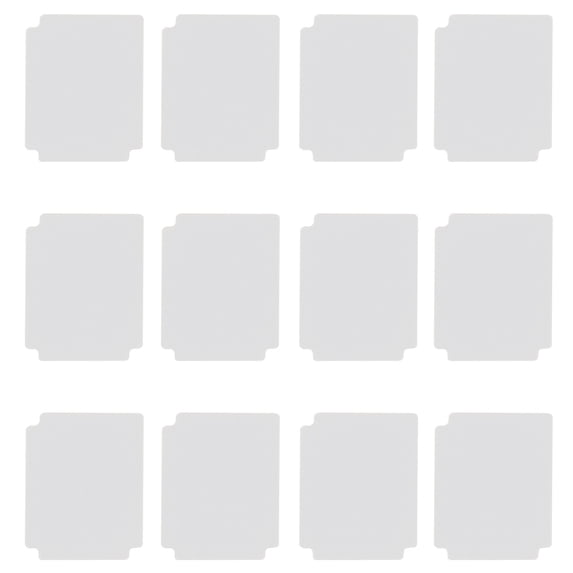 12Pcs/set 3.6x2.7 Inches Multicolor Card Dividers Plastic Divider Cards ...