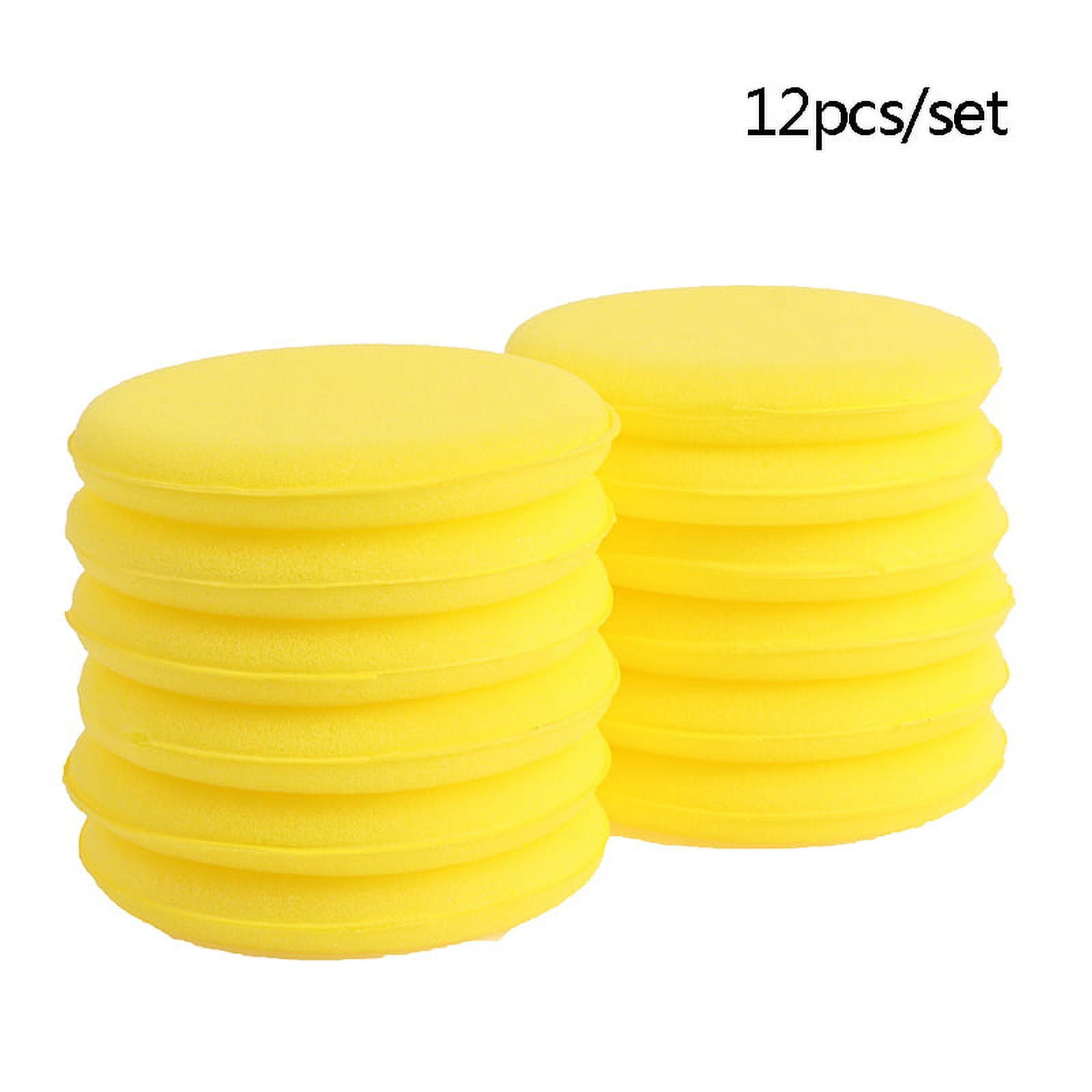 12Pcs/set Car Polish Pads Car Wash Foam Sponges Wax Foam Sponge ...