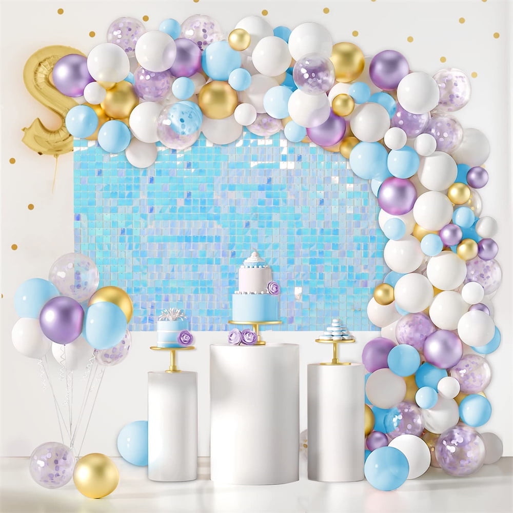 12Pieces 3ftx4ft Rainbow Shimmer Wall Backdrop Panels - Sequin Shimmer ...