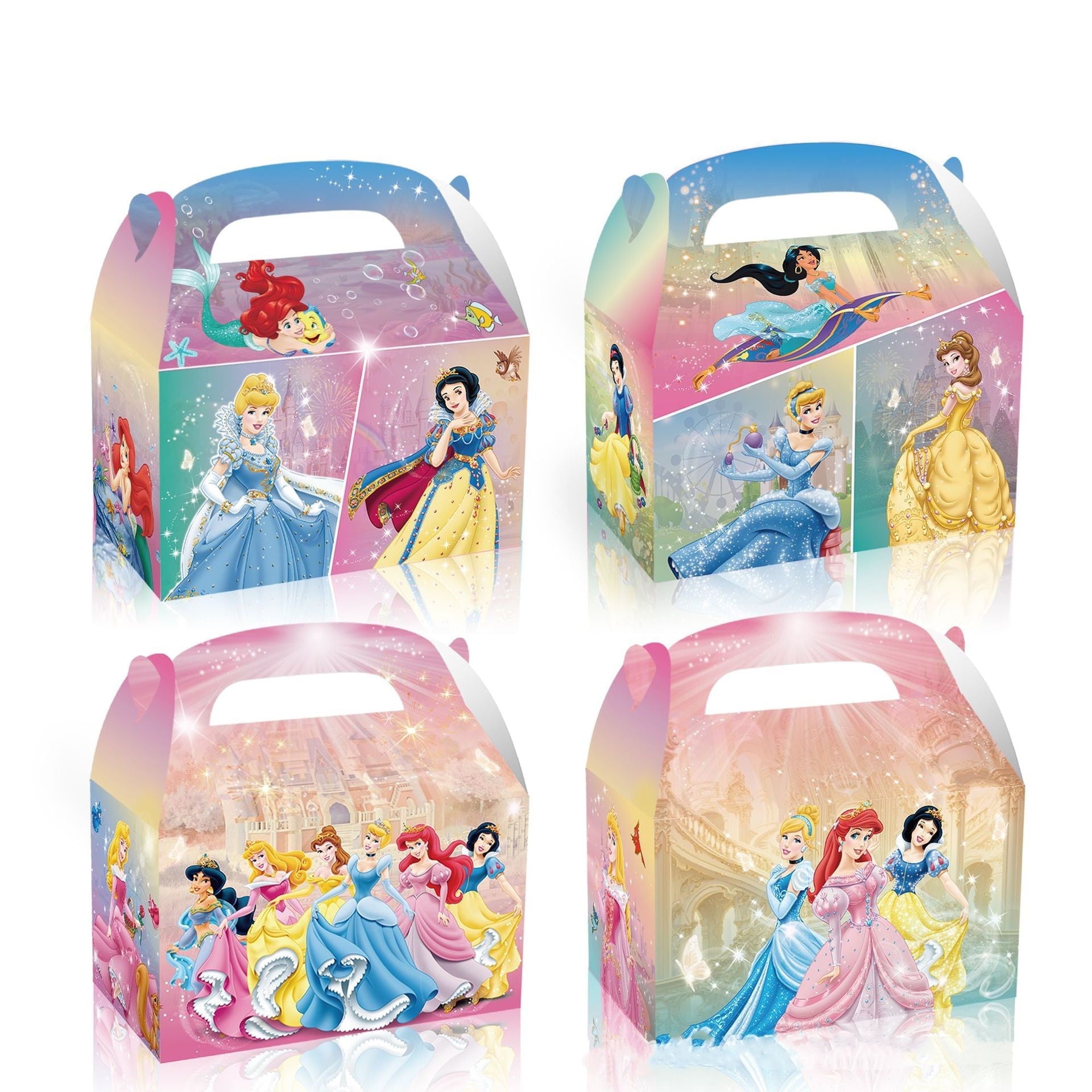 12Pieces Princess Party Gift Boxes - Party Favors Boxes for Kids Paper ...