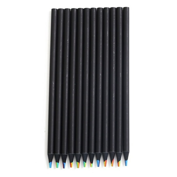 12Pieces Rainbow Drawing Pencils, 7 Color in 1 Multicolored Pencil For ...