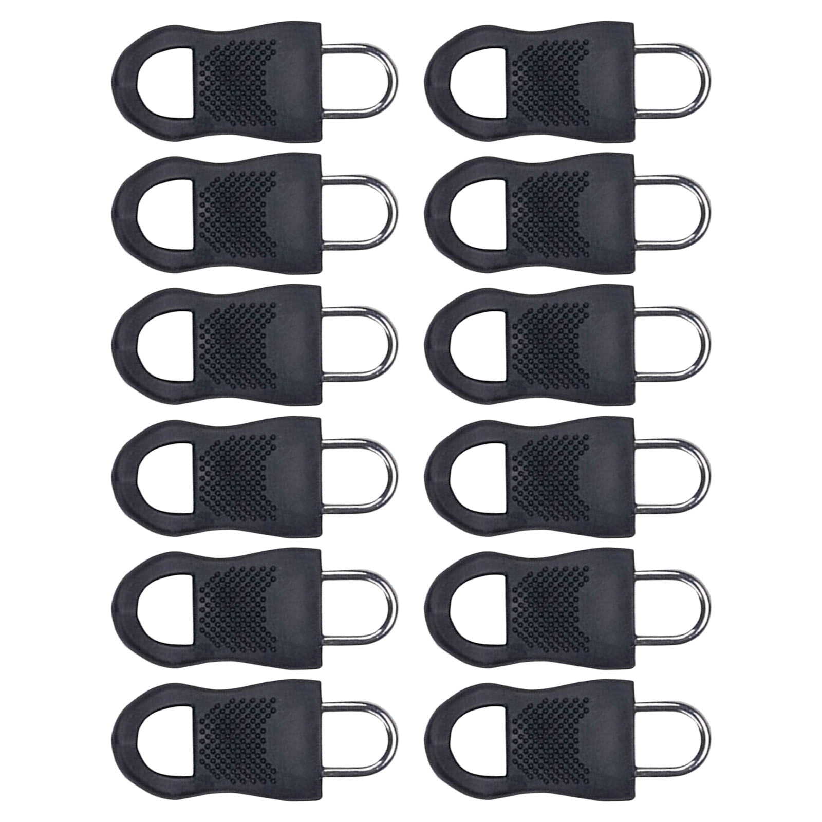 12Pieces Zippers Pull Replacement Set Zippers Sliders Mend Fixer for ...