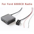 12Pin Car AUX USB Audio Adapter Cable Microphone For Ford 6000CD Radio ...
