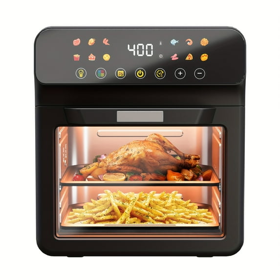 12QT Extra Large Convection Countertop Oven - Air Fryer Toaster Oven ...