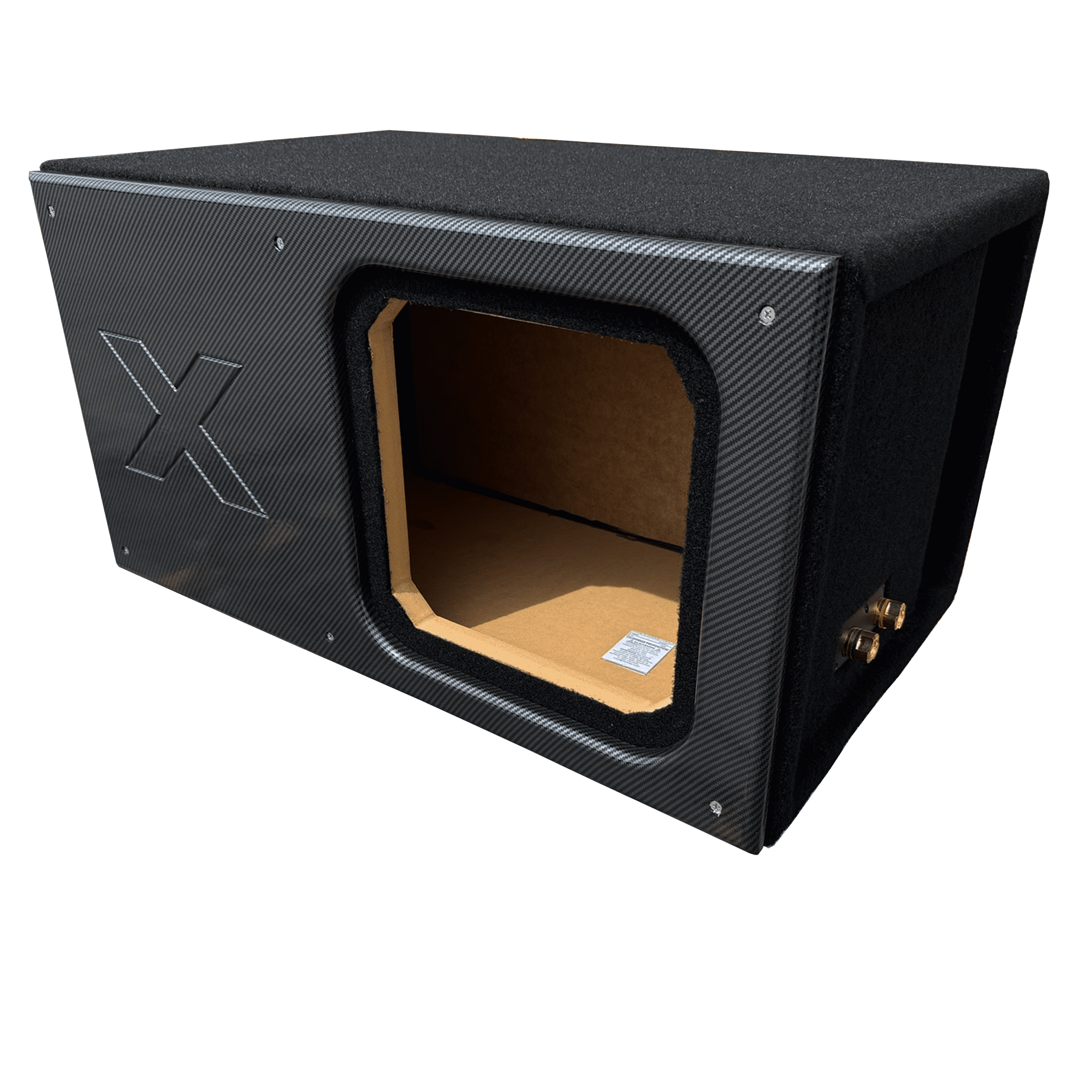 12SXK-P - 12" Kicker Solo X box-1" MDF All Around -Bracing-Custom Face ...