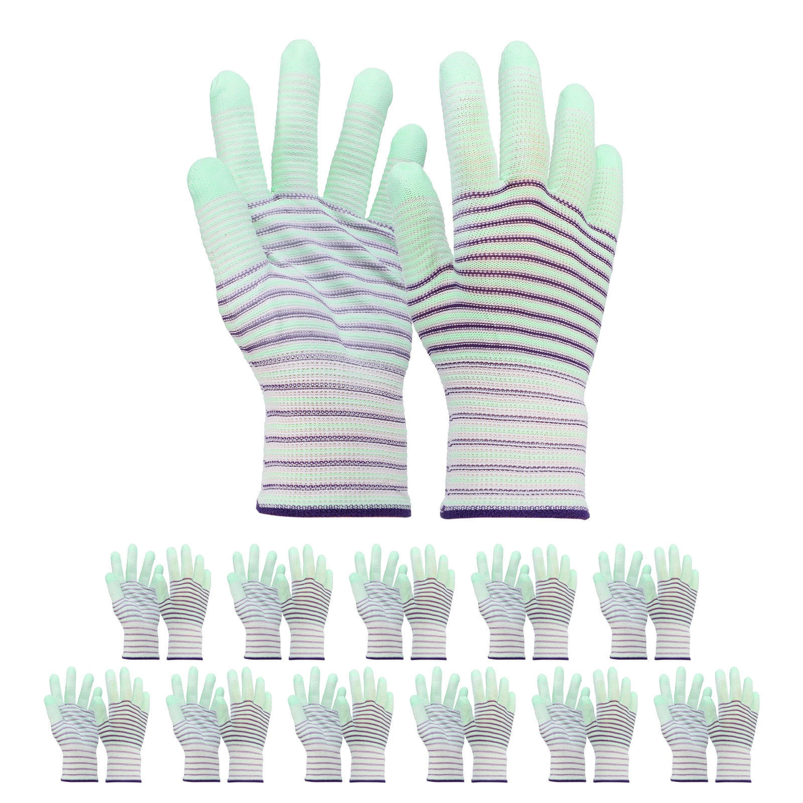 12Set ESD Anti-Static Gloves Electrostatic Protective Gloves with PU ...