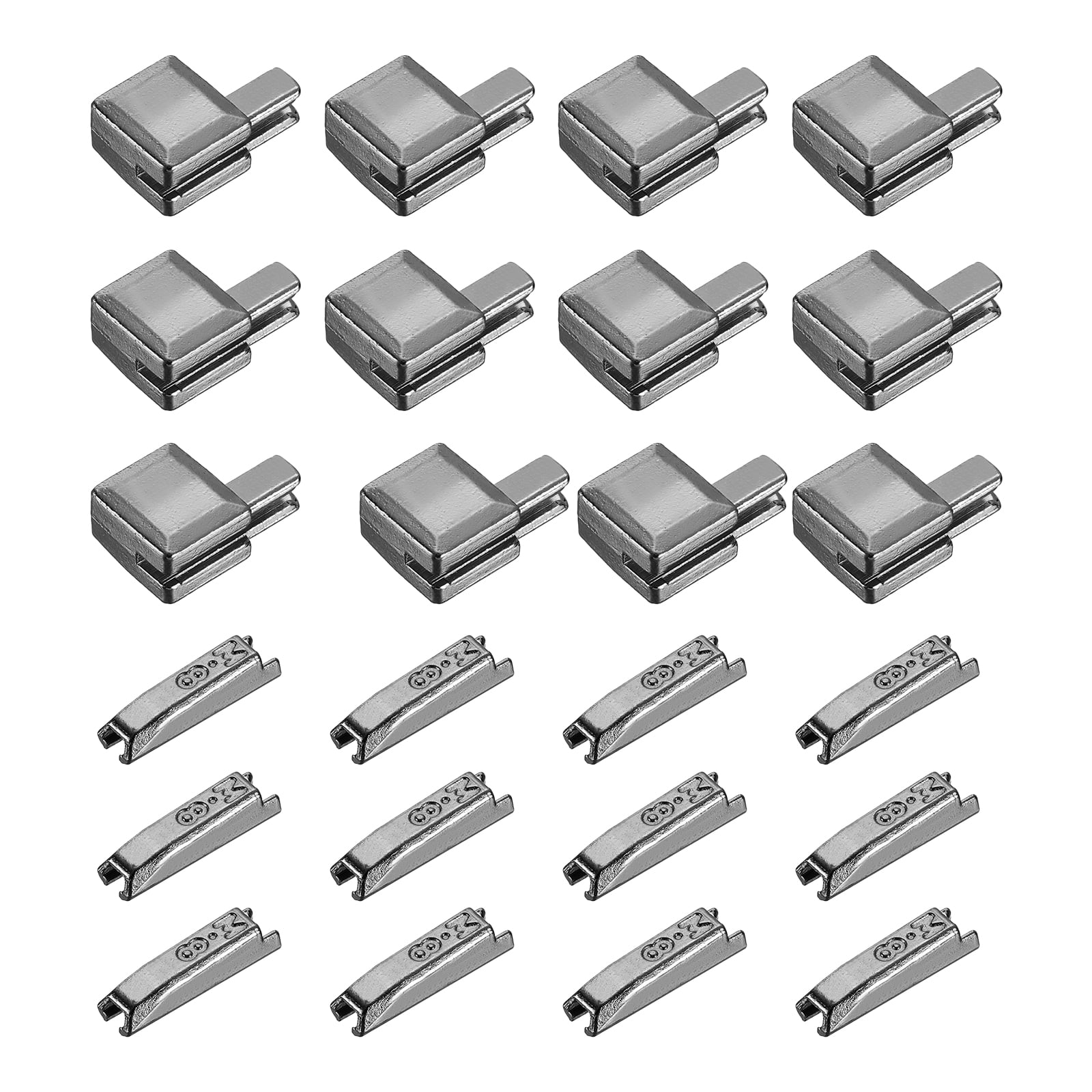 12Set Zipper Latch Slider Retainer Kits, #8 Zipper Bottom Stoppers ...
