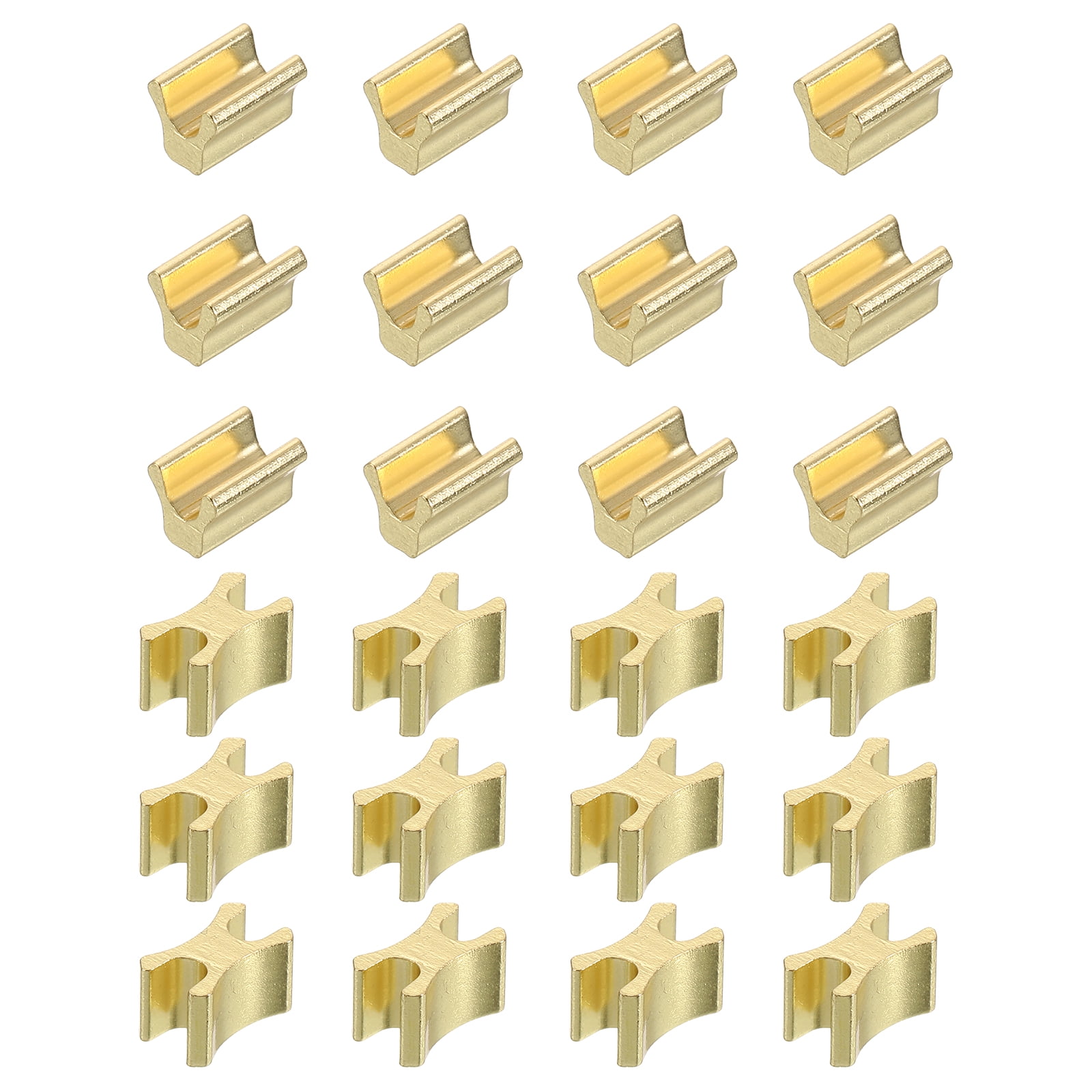 12Set Zipper Slider Retainers Kits, #8 Copper Top & Bottom Stoppers, Light Gold - Walmart.com