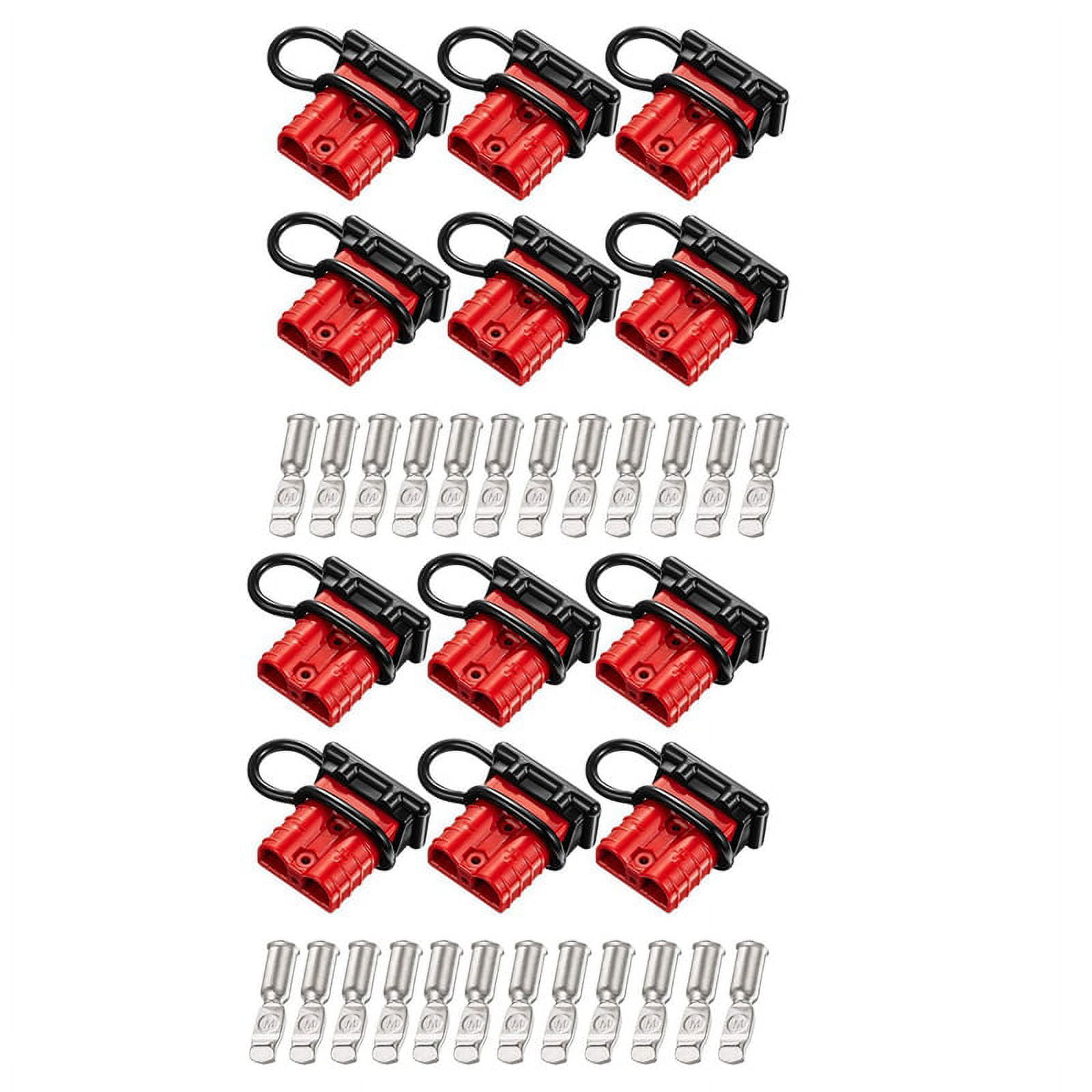 12Sets 6-10 Gauge Battery Quick Connector 50A 12-36V Battery Quick ...
