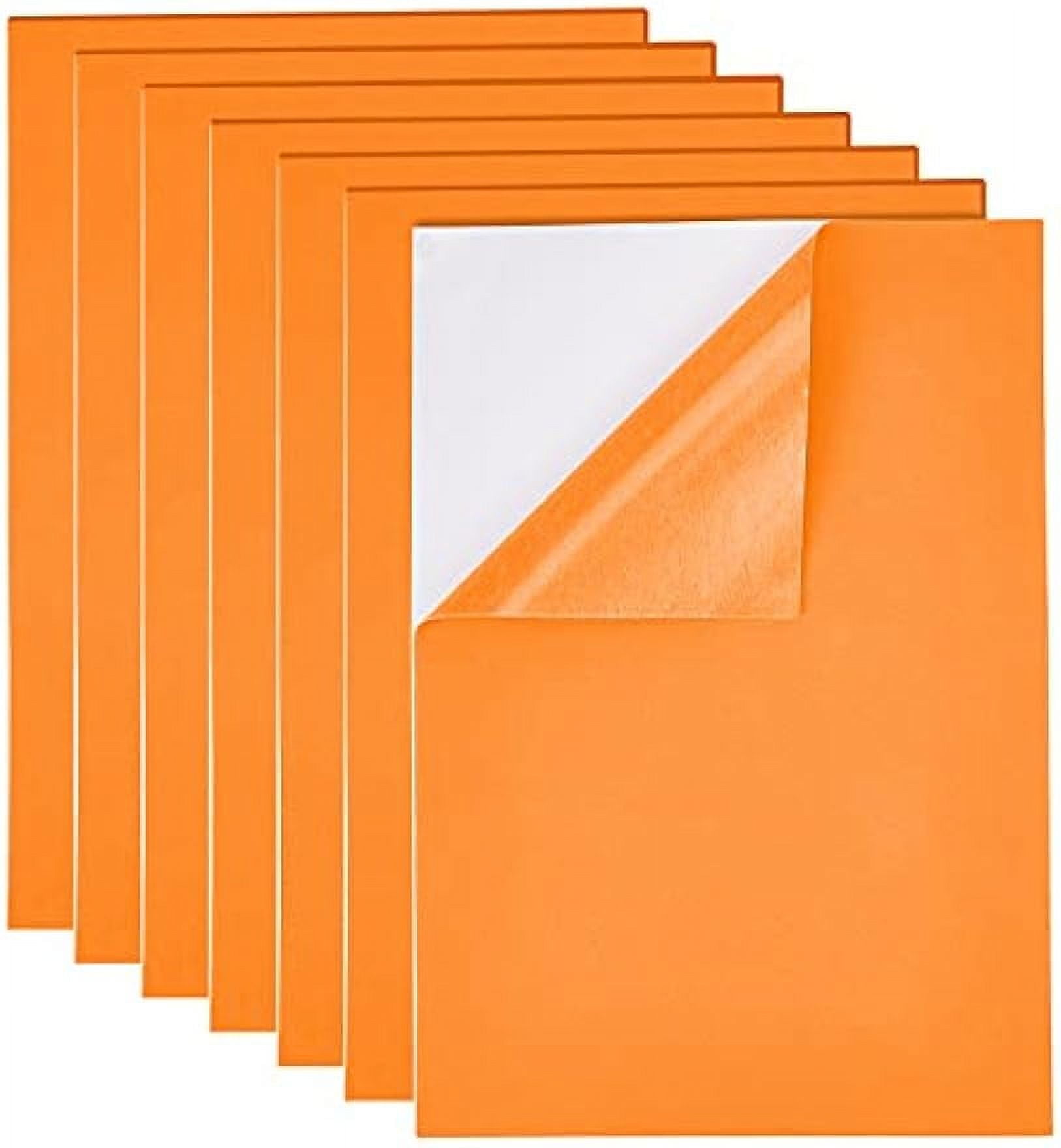 12Sheets 11.8x8.2" EVA Paper Craft Foam Sheets 1mm Thick Orange ...