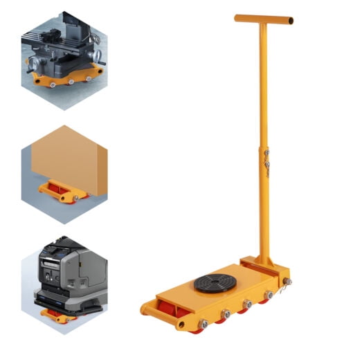 12T Machine Skate Heavy Duty Machine Dolly Skate for Industrial Moving ...