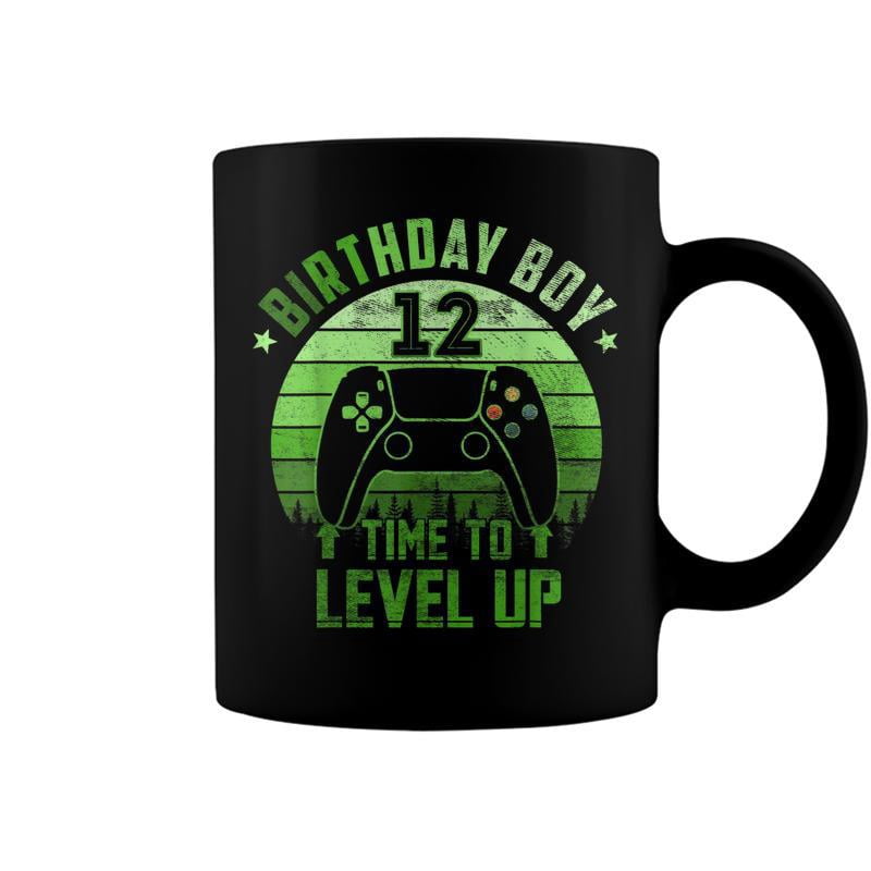 12Th Birthday Boy Time To Level Up 12 Years Old Boys V3 Coffee Mugs ...