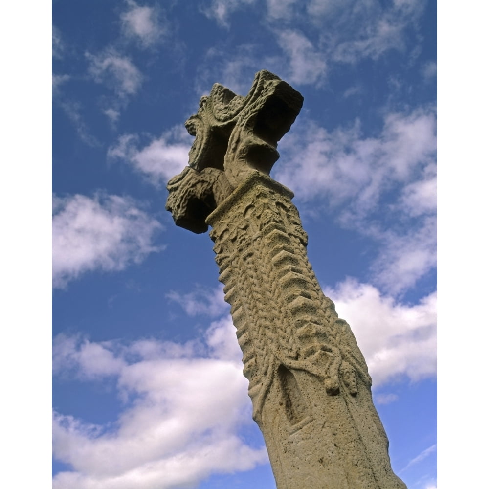 12Th Century High Cross Devenish Island Co Fermanagh Ireland by The ...