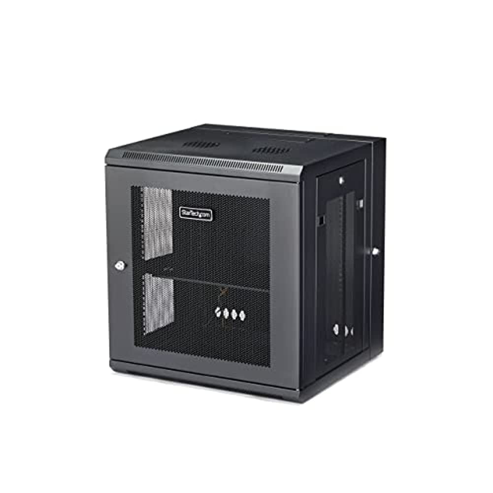 12u 19in Hinged Wall Mount Server Rack Cabinet | Cabinets Matttroy