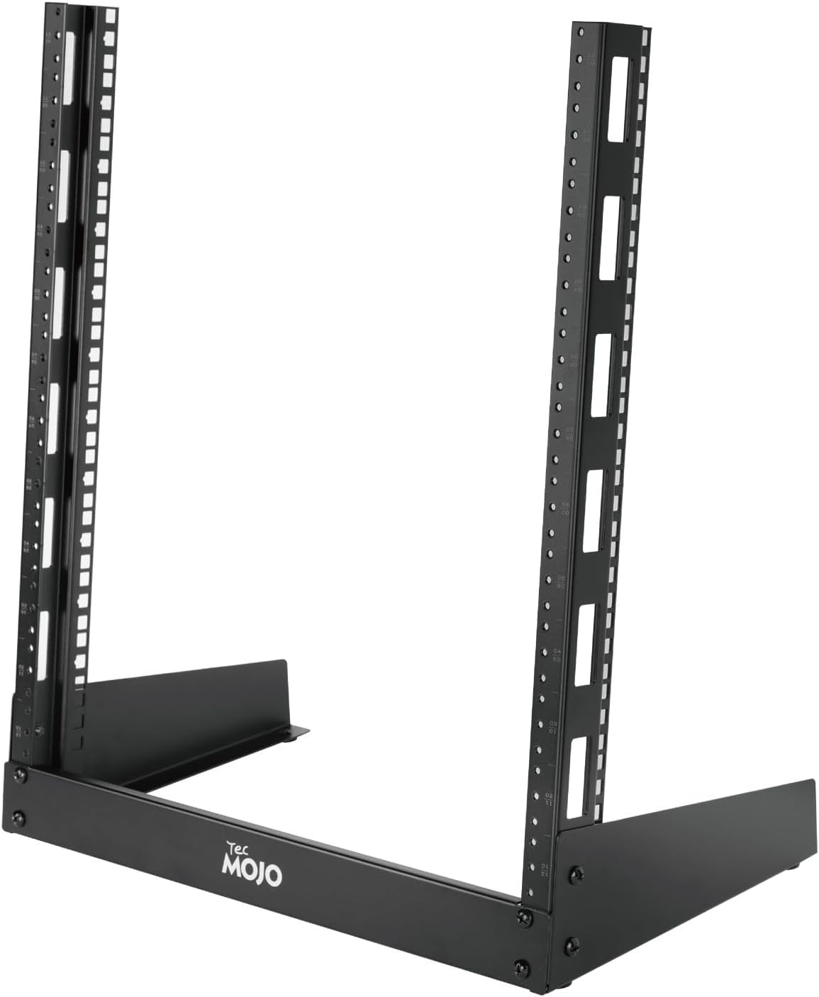 12U 2-Post Desktop Server Rack Small Open Frame for 19in AV/Data/Audio ...
