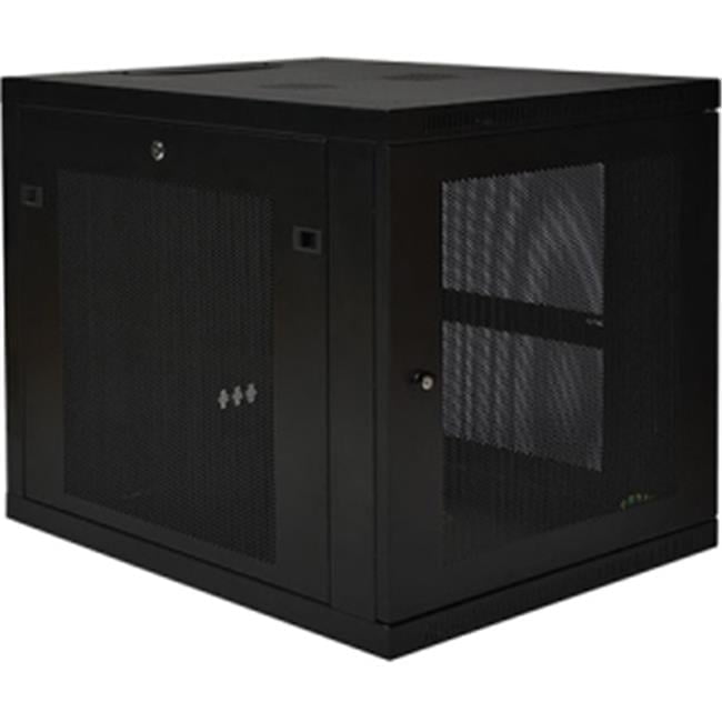 12U Rack Enclosure Server Cabinet 33In Deep with Doors & Sides ...